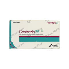 Buy Gastrozin 75 MG Tablet (30) Online at Flat 18% OFF* | PharmEasy