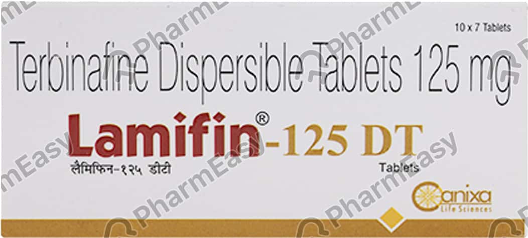 Lamifin Dt 125 MG Tablet (7): Uses, Side Effects, Price & Dosage ...