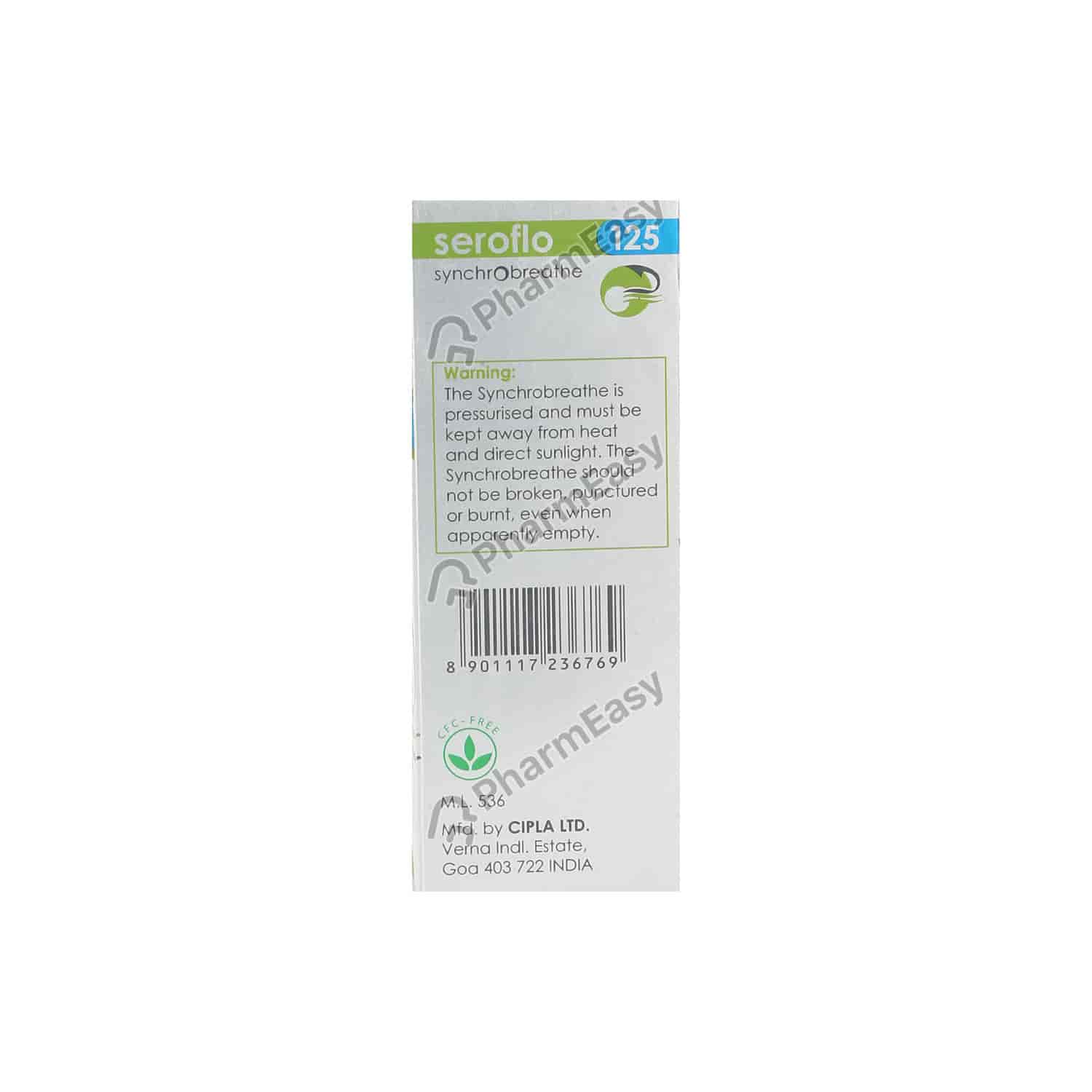 Buy Seroflo 125mcg Synchrobreathe Inh 120md Online at flat 15% off ...