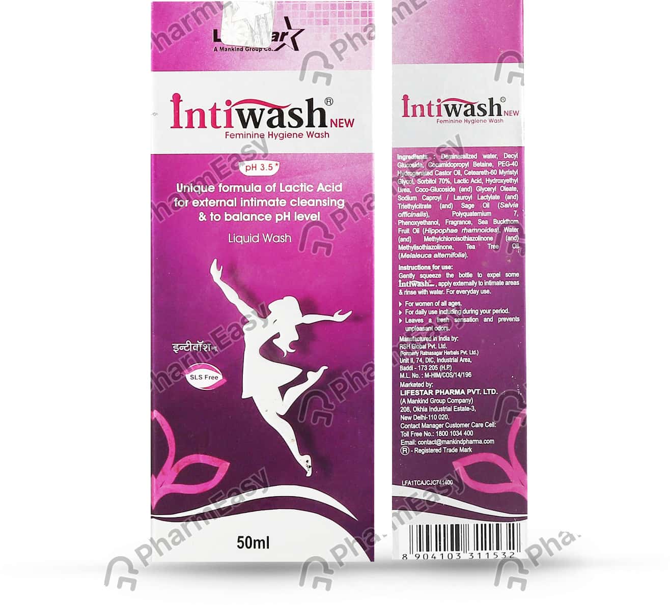 Buy Intiwash 0 MG Vaginal Wash (50) Online at Flat 15% OFF | PharmEasy