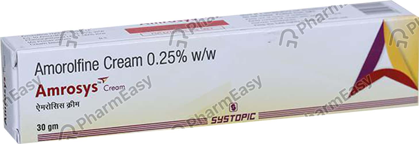 Amorfine 0.25 % Cream (30): Uses, Side Effects, Price & Dosage | PharmEasy