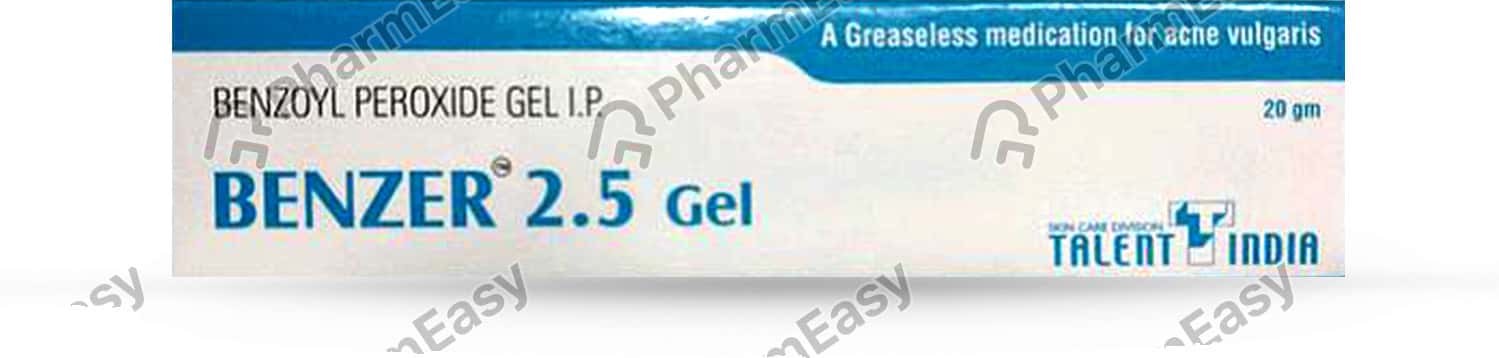 Benzer 2.5 % Gel (20): Uses, Side Effects, Price & Dosage | PharmEasy