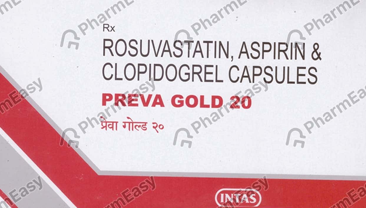 Preva Gold 20mg Strip Of 10 Capsules: Uses, Side Effects, Price ...