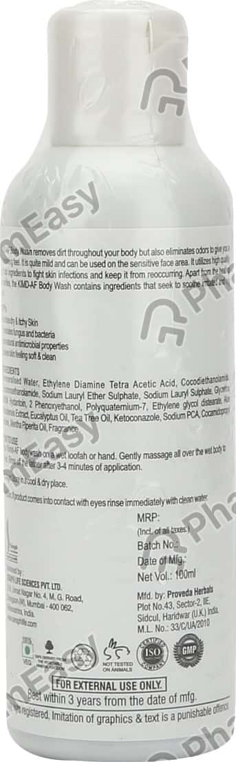 Buy Kimid Af 2 % Body Wash (100) Online at Flat 15% OFF | PharmEasy