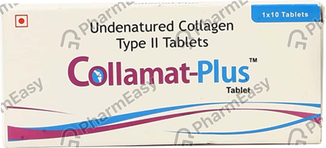 Buy Collamat Plus Strip Of 10 Tablets Online & Save Up to 24% at PharmEasy