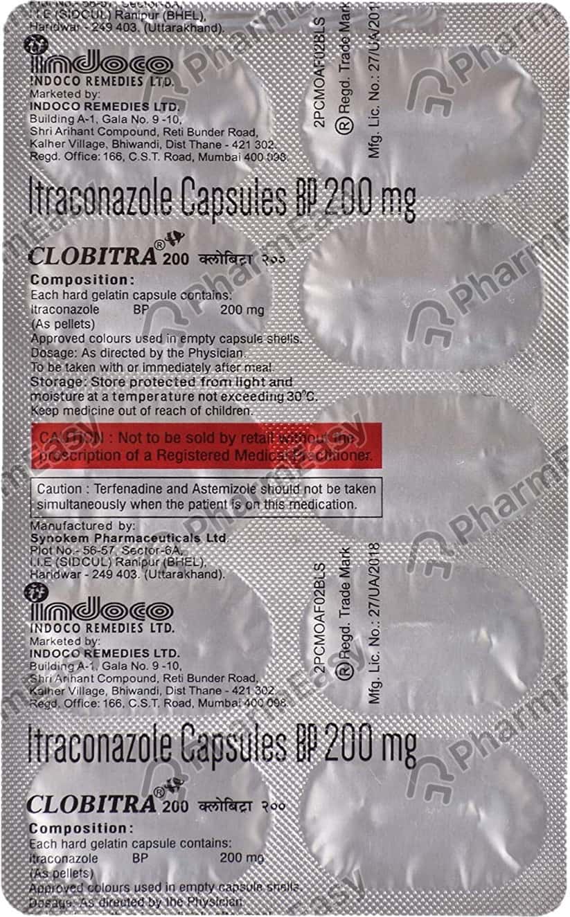 Clobitra 200 MG Capsule (10): Uses, Side Effects, Price & Dosage ...