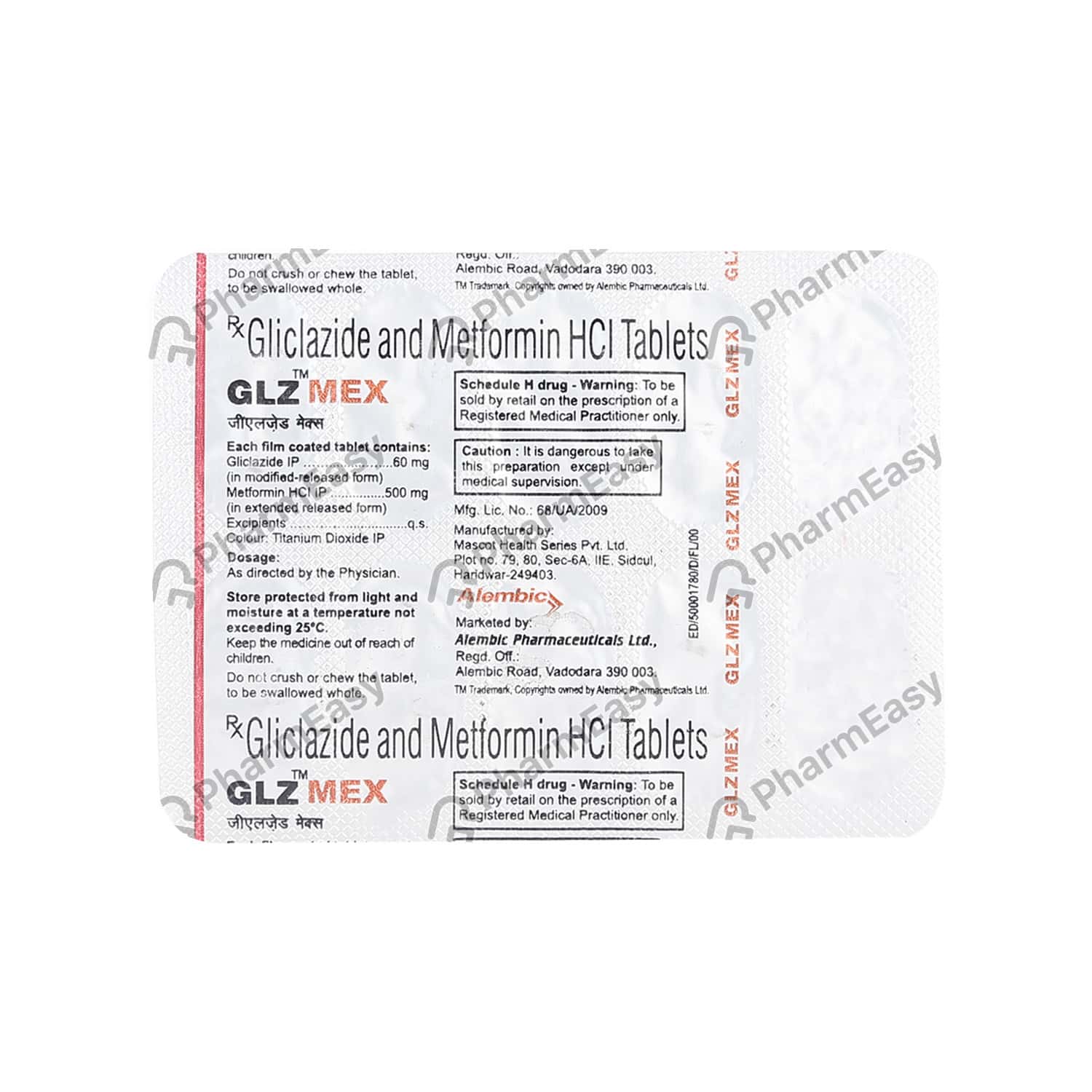 Buy Glz Mex Tablet 10'S Online at Flat 18% OFF* | PharmEasy