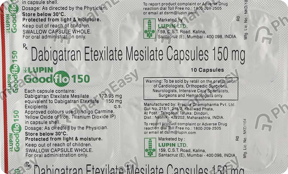 Goodflo 150 MG Capsule (10): Uses, Side Effects, Price & Dosage | PharmEasy