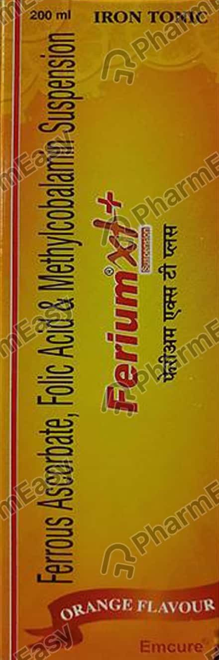 Ferium Xt Plus Orange Flavour Bottle Of 200ml Suspension: Uses, Side ...