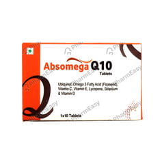 Buy Absomega Q10 Tab 10'S Online at Flat 18% OFF* | PharmEasy