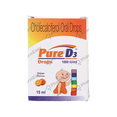 Pure D3 1000 IU Oral Drop (15) - Uses, Side Effects, Dosage ...