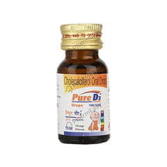 Pure D3 1000 IU Oral Drop (15) - Uses, Side Effects, Dosage ...