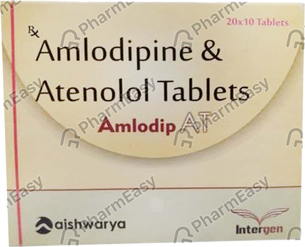 Amlodip At Strip Of 10 Tablets: Uses, Side Effects, Price & Dosage ...