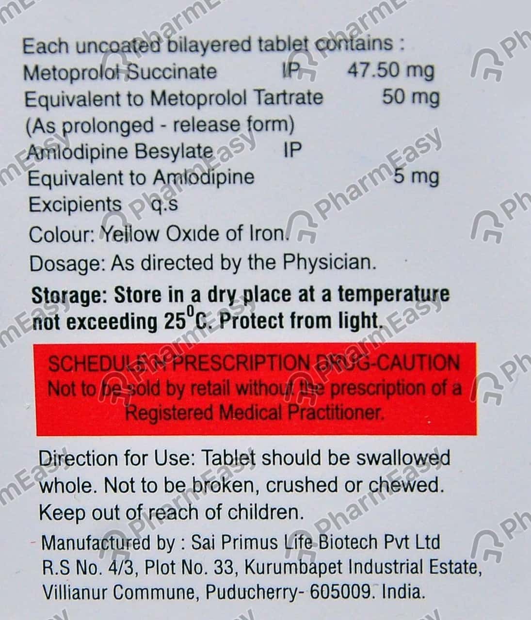 Translol Xl Am Strip Of 10 Tablets: Uses, Side Effects, Price & Dosage ...