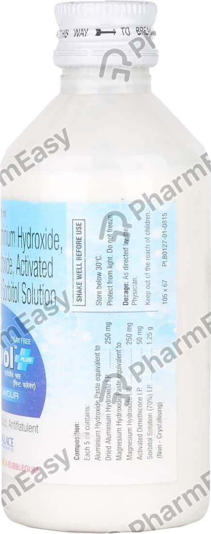 Buy Diovol Plus Forte Mint Flavour Sugar Free Solution 170ml Online at ...