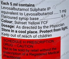 Levolin 1mg Syrup | Orange Flavour: Uses, Side-effects, Price, Dosage ...