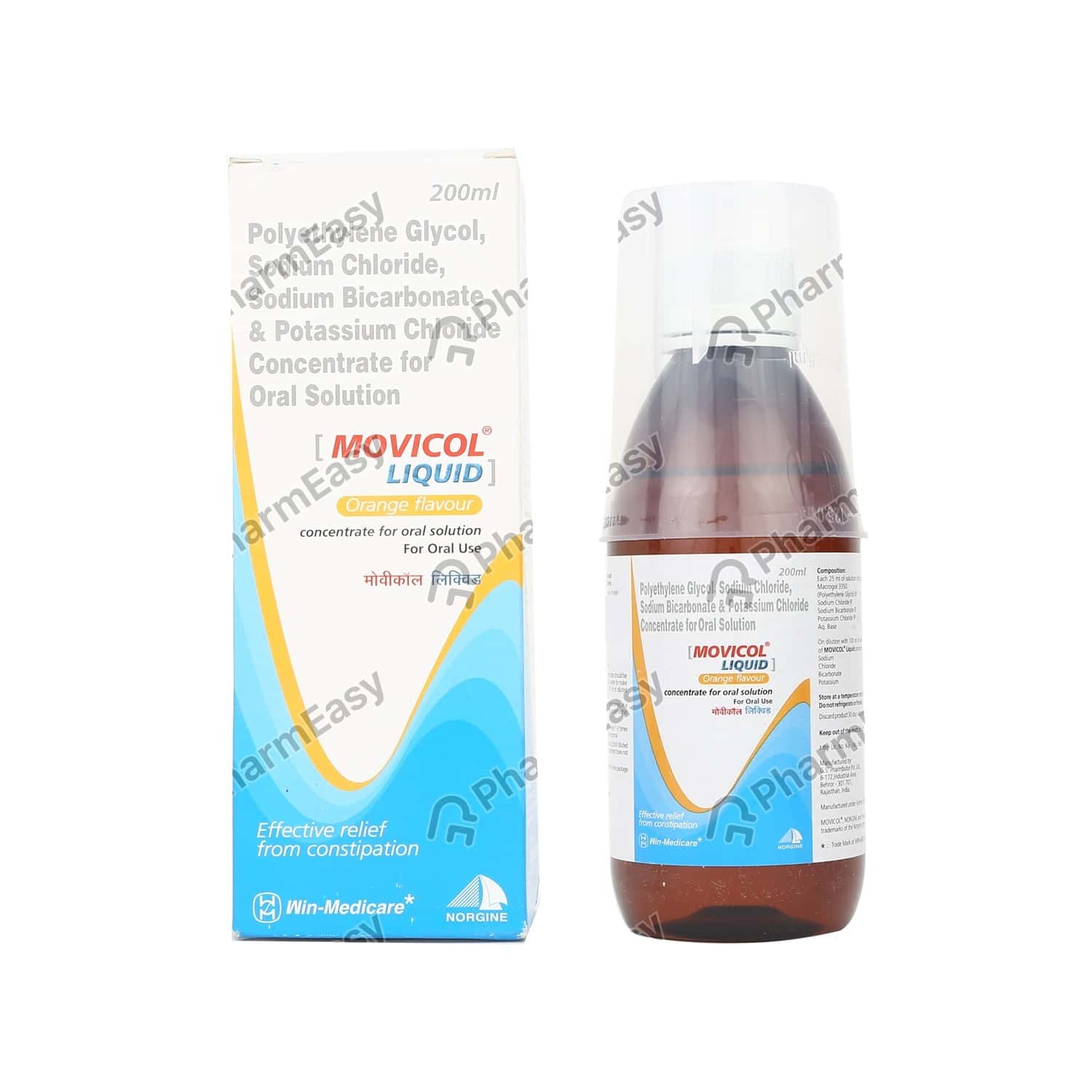 Buy Movicol Liquid Orange Flav 200ml Online at Flat 18% OFF* | PharmEasy