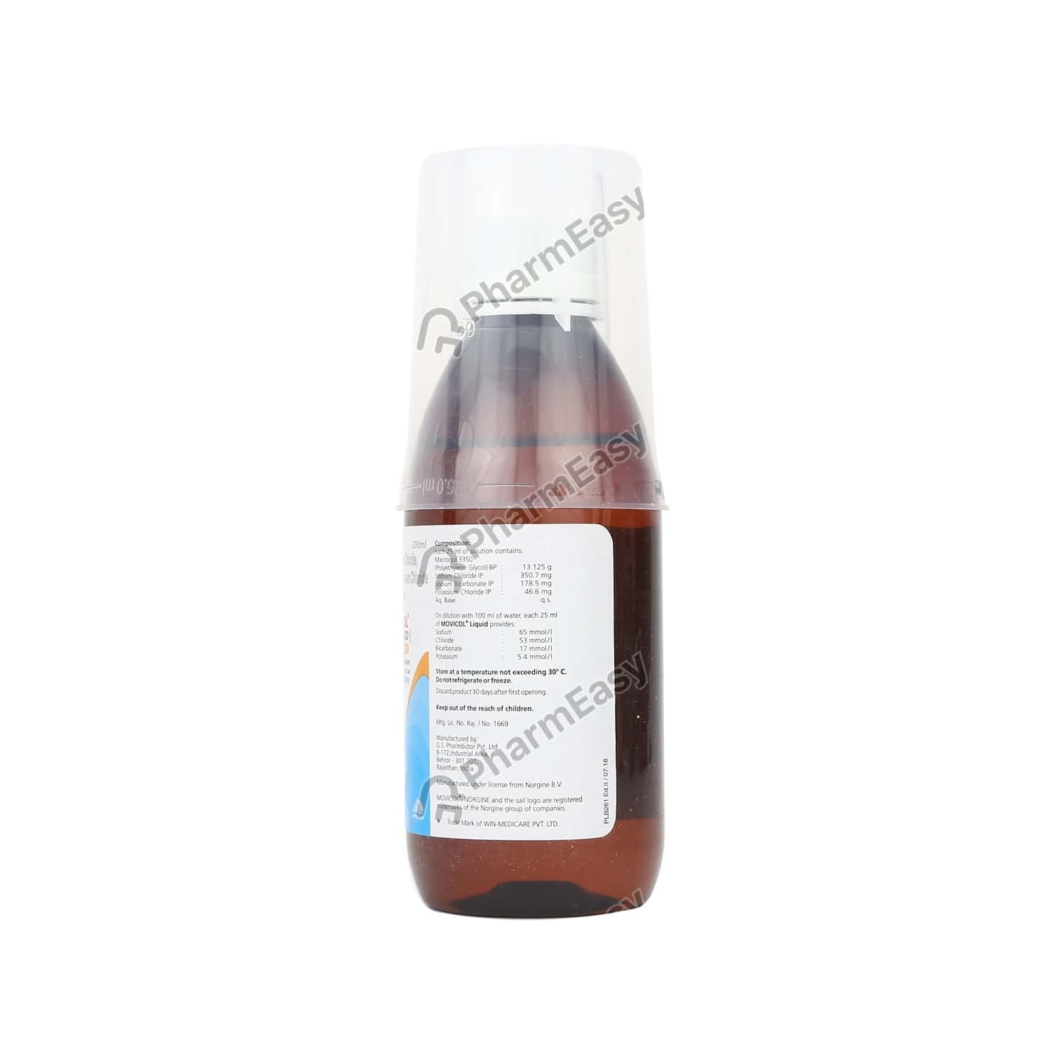 Buy Movicol Liquid Orange Flav 200ml Online at Flat 18% OFF* | PharmEasy