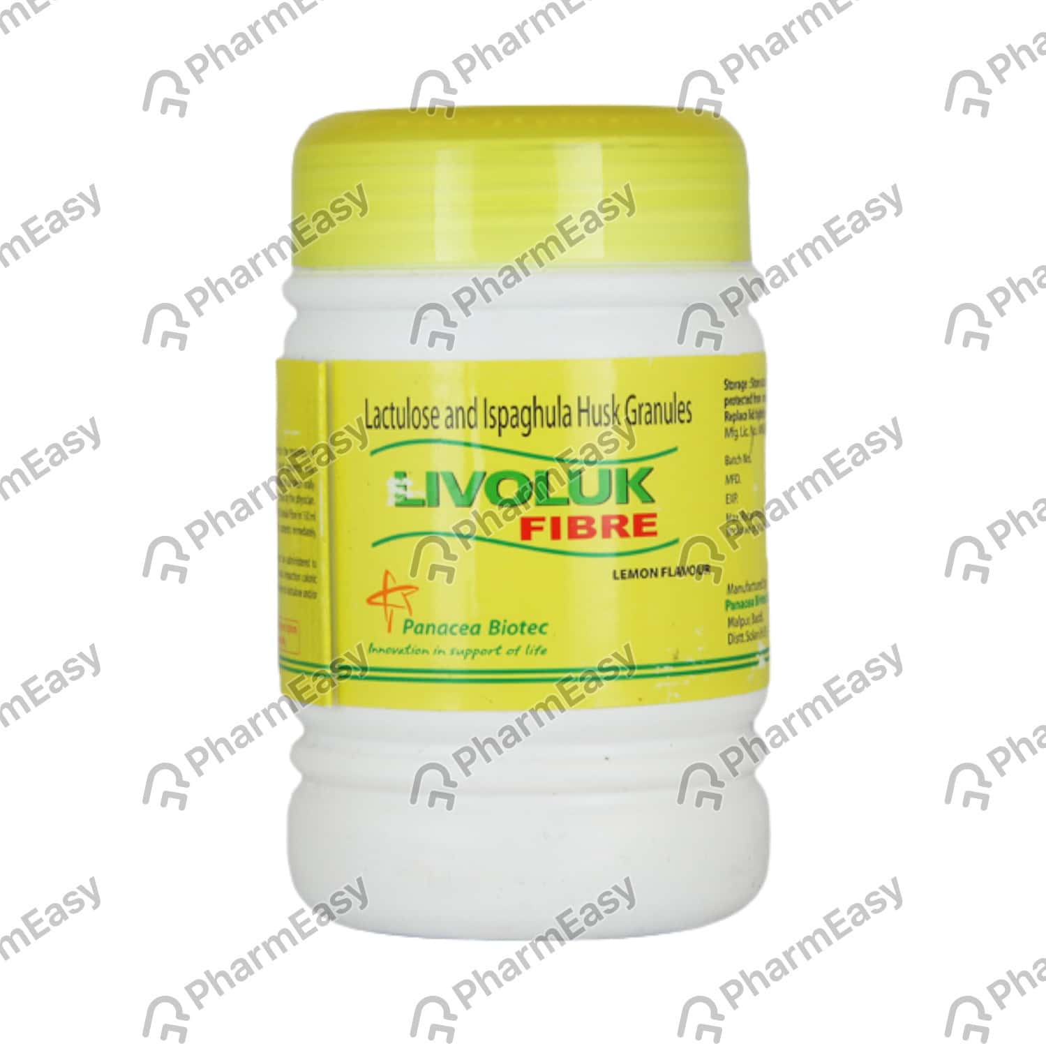 Livoluk Fibre Lemon Flavour Bottle Of 90gm Granules: Uses, Side Effects ...