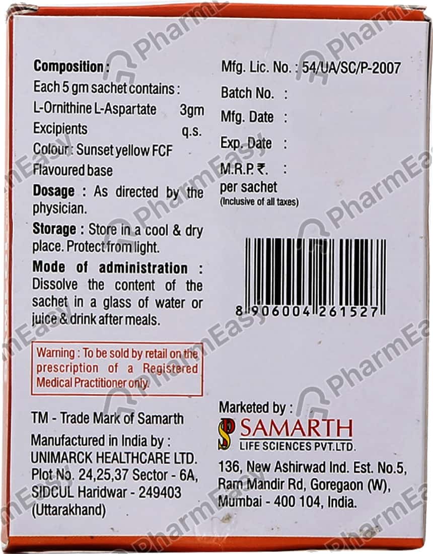 Buy Samlol 3 GM Granules (5) Online at Flat 15% OFF | PharmEasy