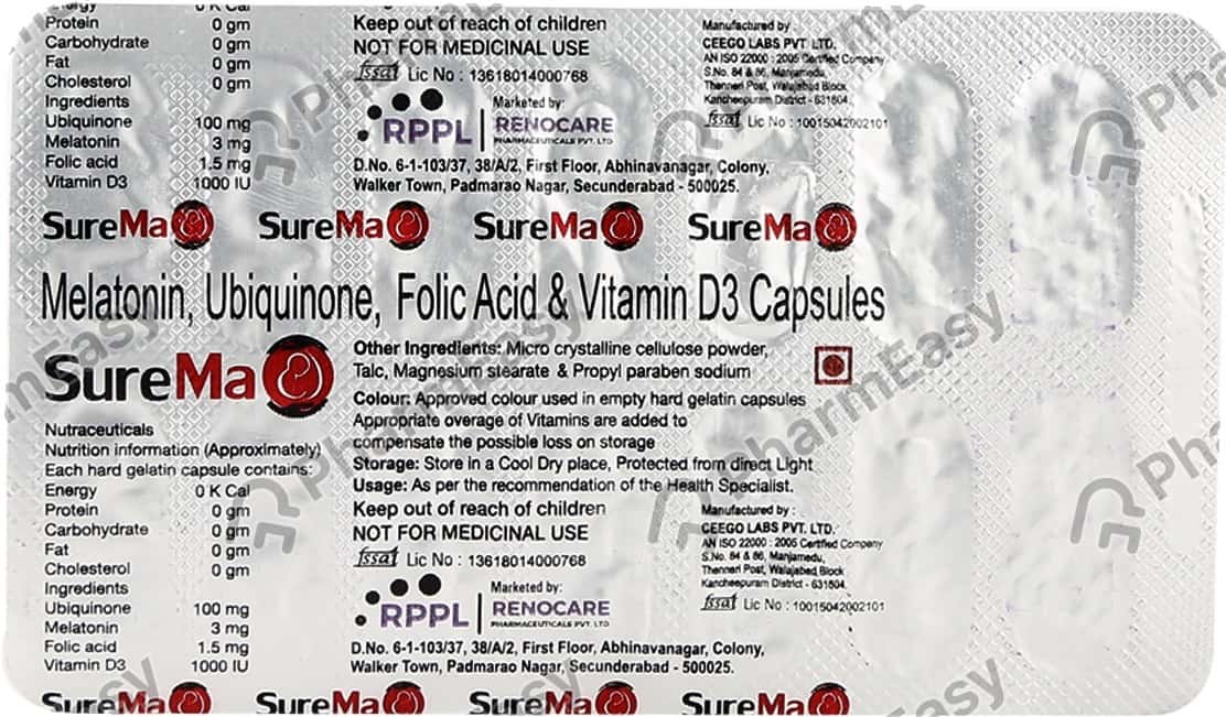 Buy Surema Strip Of 14 Capsules Online at Flat 15% OFF | PharmEasy