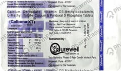 Calbona-XT Tablet: Uses, Side-effects, Price, Dosage & More Info ...