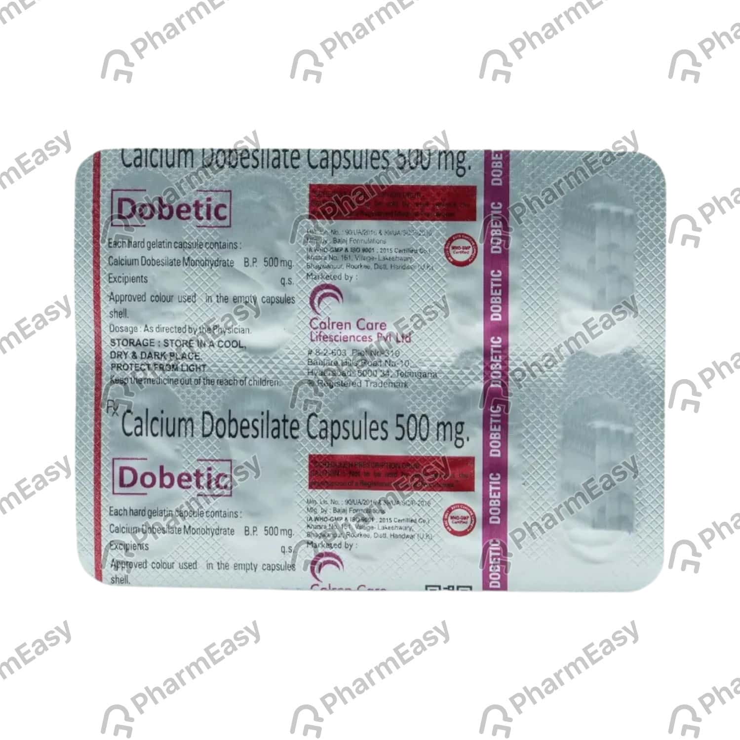 Dobetic 500 MG Capsule (10): Uses, Side Effects, Price & Dosage | PharmEasy