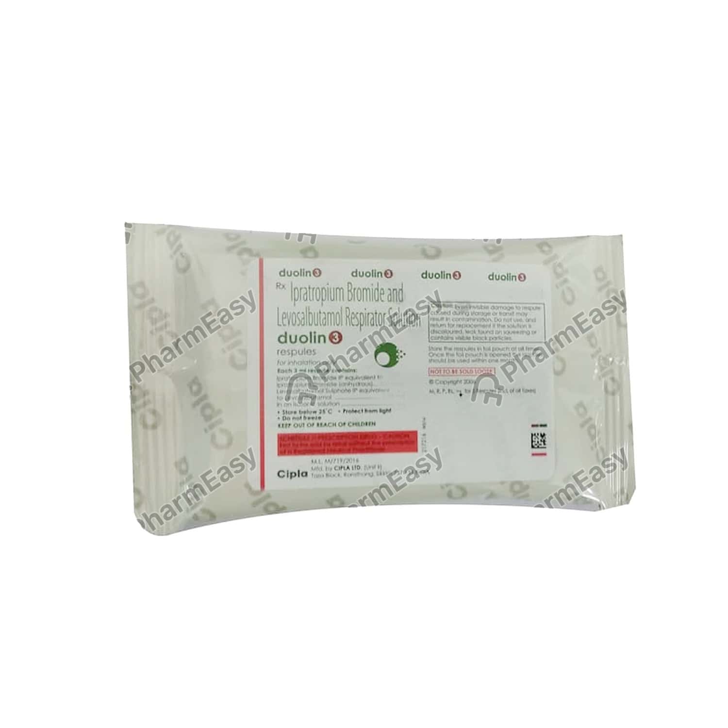 Duolin 3 Packet Of 5*3ml Respules - Uses, Side Effects, Dosage ...