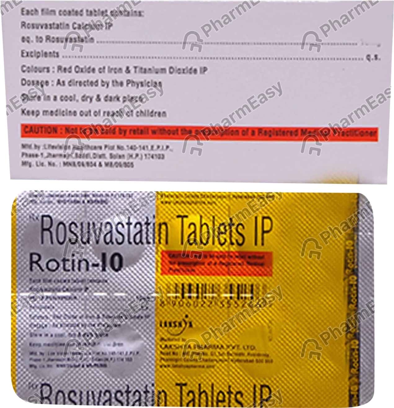 Rotin 10 MG Tablet (10): Uses, Side Effects, Price & Dosage | PharmEasy