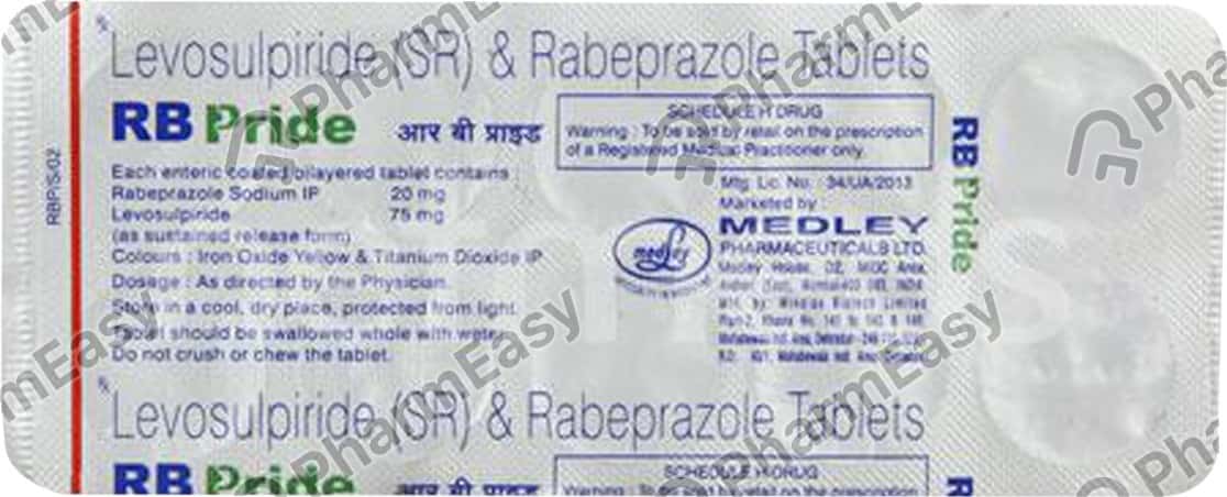 Rb Pride Strip Of 10 Tablets: Uses, Side Effects, Price & Dosage ...