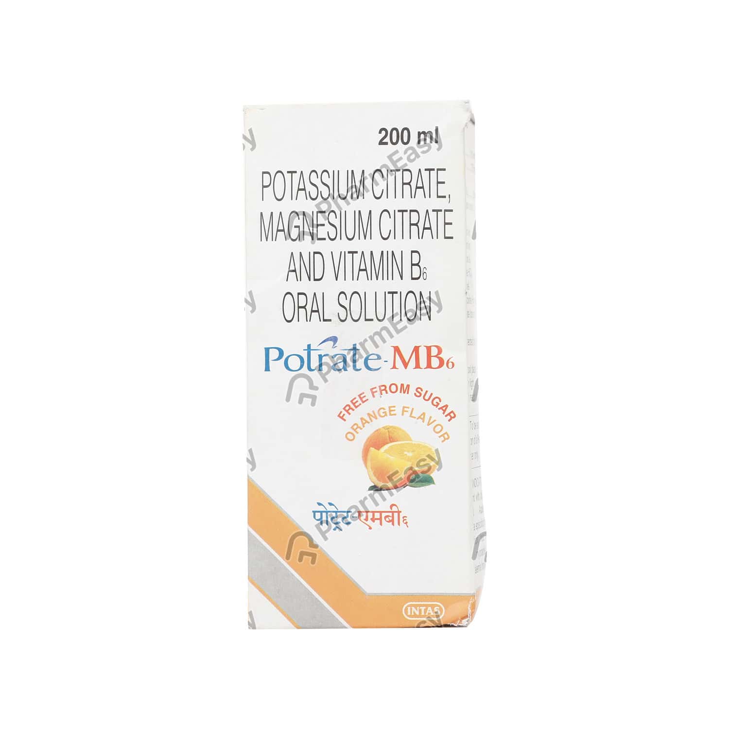 Buy Potrate Mb6 Orange Flavour Sugar Free Bottle Of 200ml Solution ...
