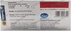 Venpres-40 Tablet: Uses, Side-effects, Price, Dosage & More Info - PharmEasy