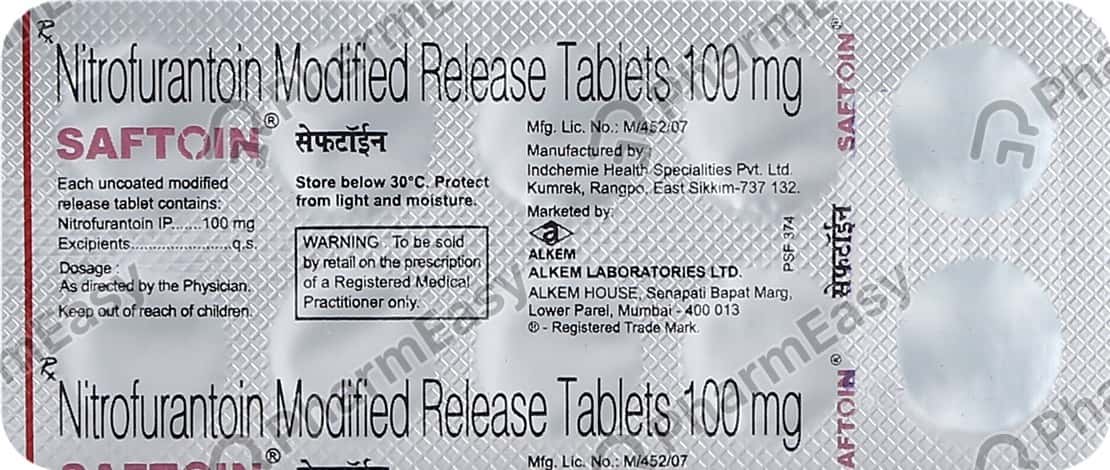 Saftoin 100 MG Tablet (10): Uses, Side Effects, Price & Dosage | PharmEasy