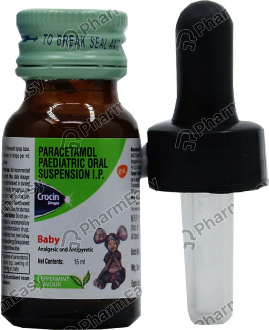 Crocin 100 MG/ML Oral Drop (15): Uses, Side Effects, Price, Dosage ...