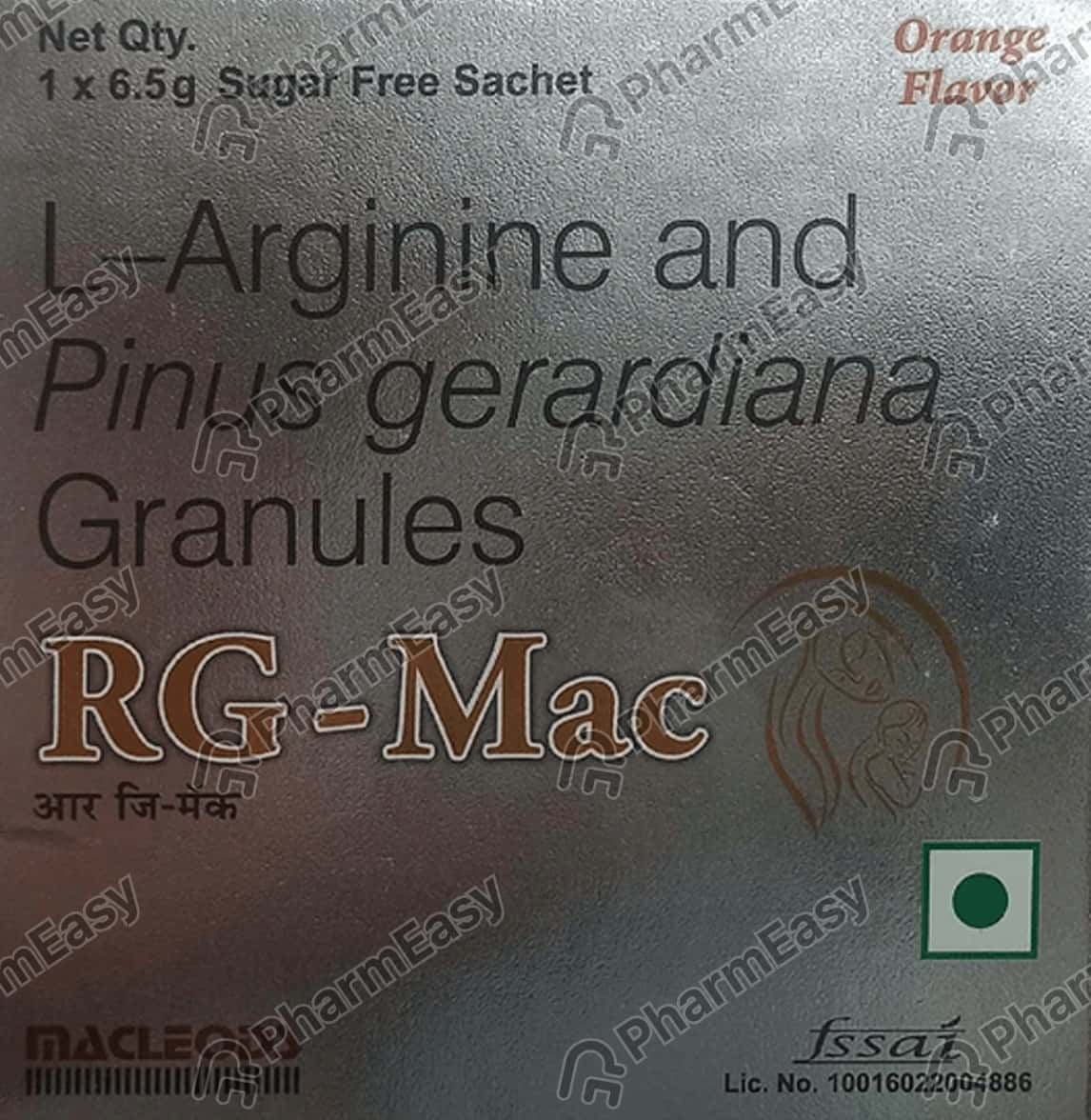 Buy Rg Mac Orange Flavour Sugar Free Sachet Of 6.5gm Granules Online at ...