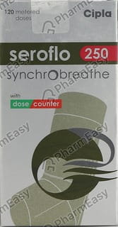 Seroflo 250mcg Box Of 120md Synchrobreath Inhaler: Uses, Side Effects ...