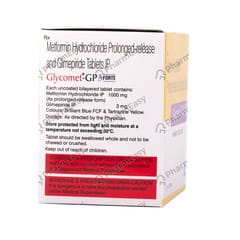 Glycomet Gp 3/1000mg Forte Tablet 10'S - Uses, Side Effects, Dosage ...
