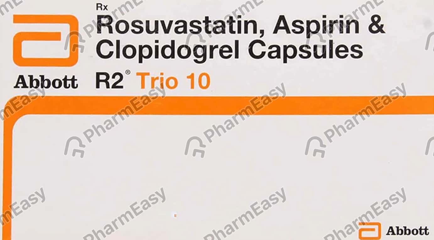 R2 Trio 10mg Strip Of 10 Capsules: Uses, Side Effects, Price & Dosage ...