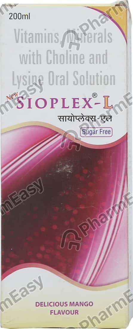 Buy New Sioplex L Mango Flavour Sugar Free Bottle Of 200ml Syrup Online ...