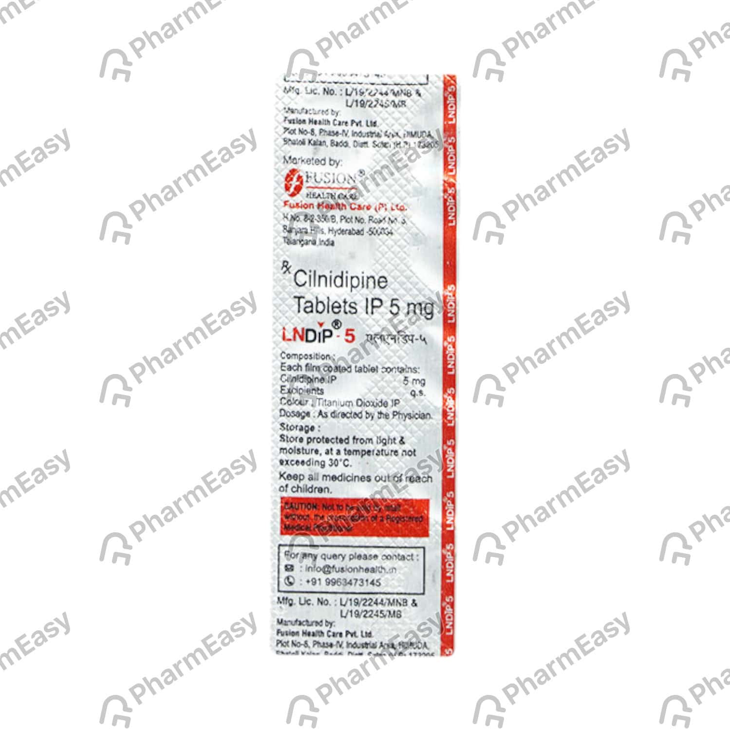 Lndip 5 MG Tablet (10): Uses, Side Effects, Price & Dosage | PharmEasy