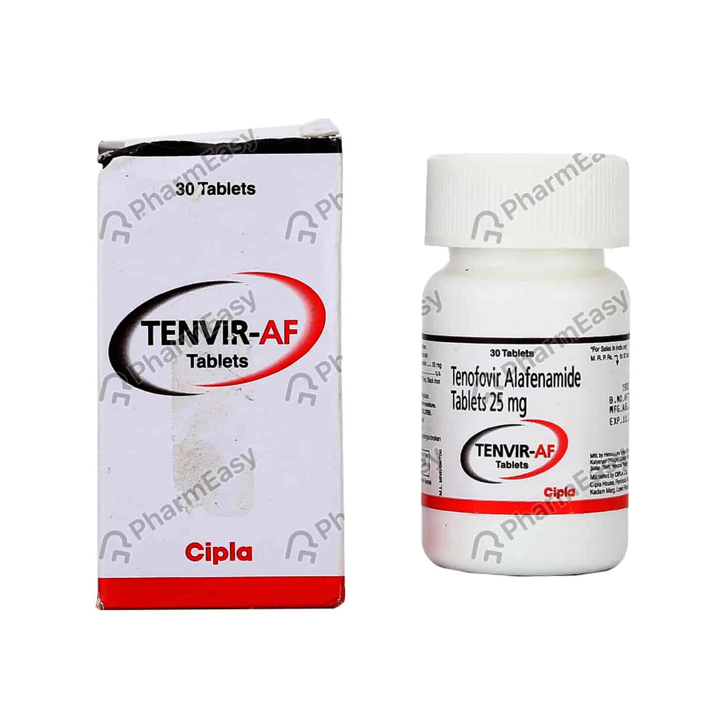 Buy Tenvir Af 25mg Tab 30'S Online at Flat 18% OFF* | PharmEasy