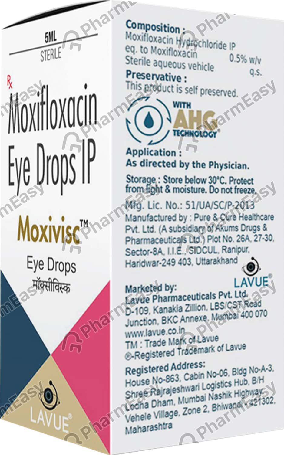 Moxivisc 0.5 %W/V Eye Drop (5): Uses, Side Effects, Price & Dosage ...