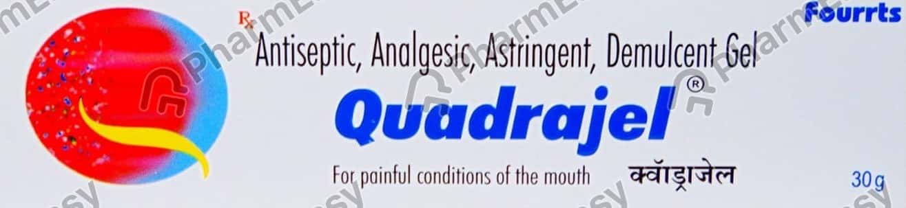 Buy Quadrajel Tube Of 30gm Mouth Gel Online at Flat 15% OFF | PharmEasy