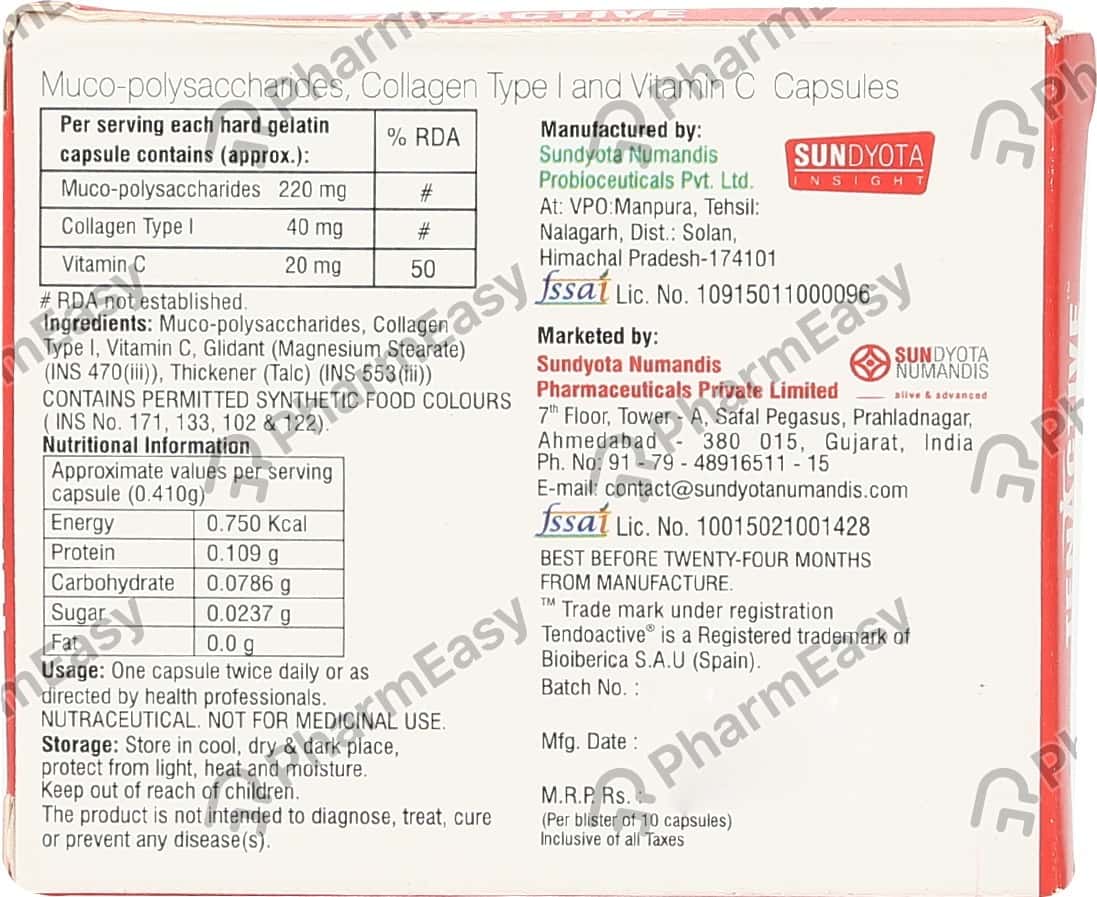 Buy Tenactive Strip Of 10 Capsules Online at Flat 15% OFF | PharmEasy