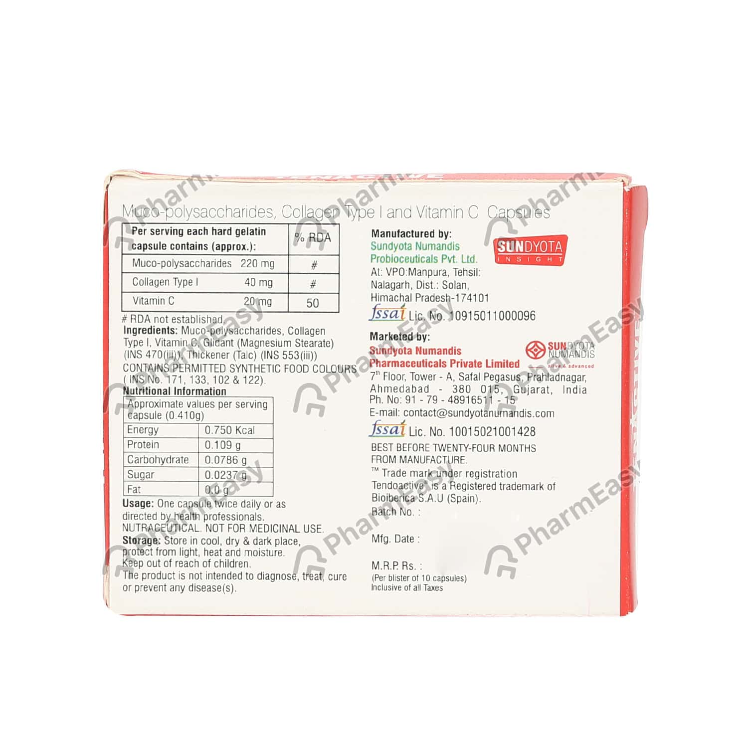 Buy Tenactive Cap 10'S Online at Flat 18% OFF* | PharmEasy