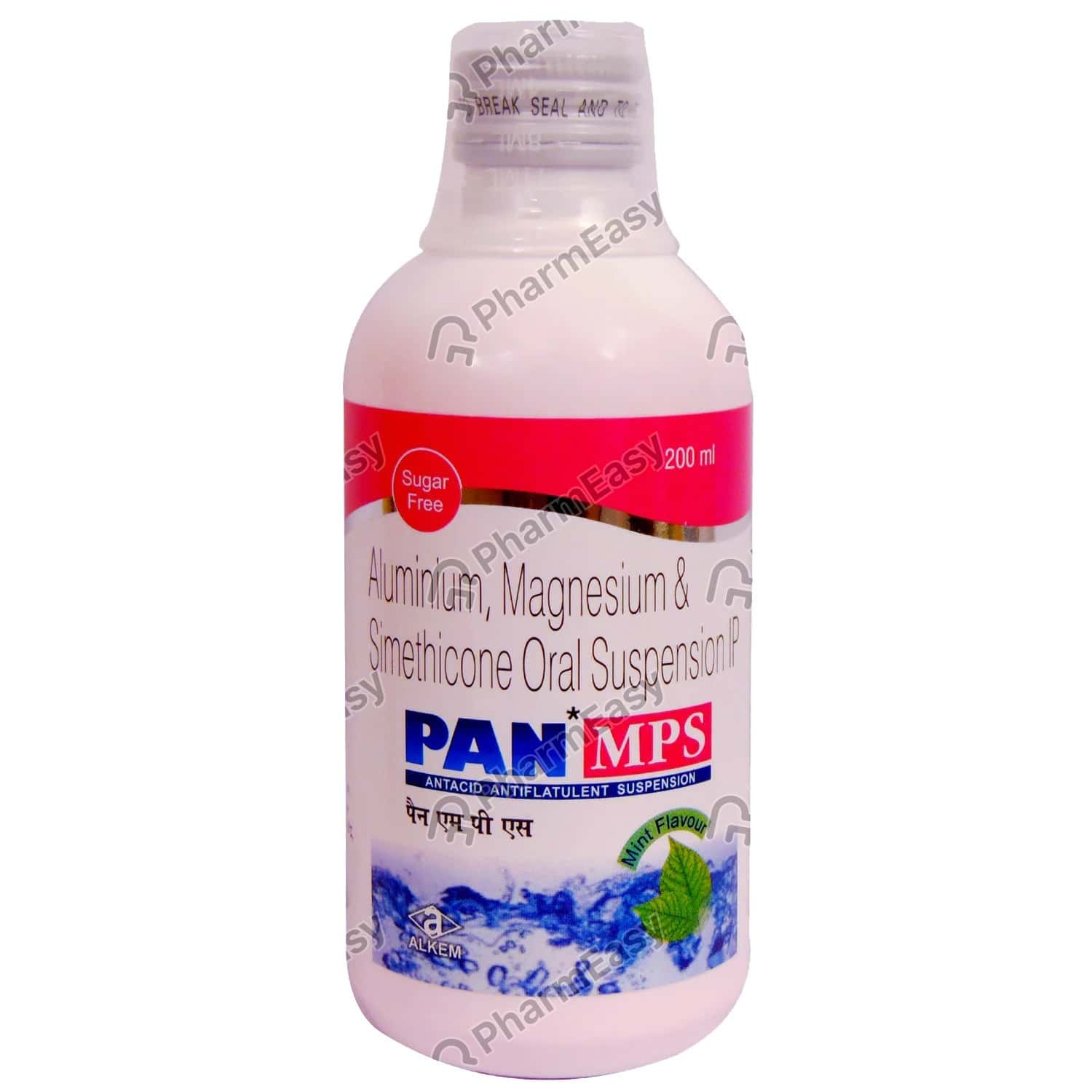 Buy Pan Mps Mint Flavour Sugar Free Bottle Of 200ml Suspension Online ...