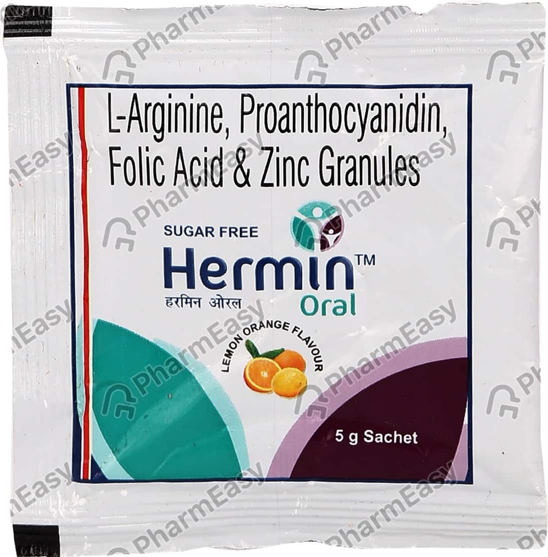Buy Hermin Oral Lemon Orange Flavour Sugar Free Sachet Of 5gm Granules ...
