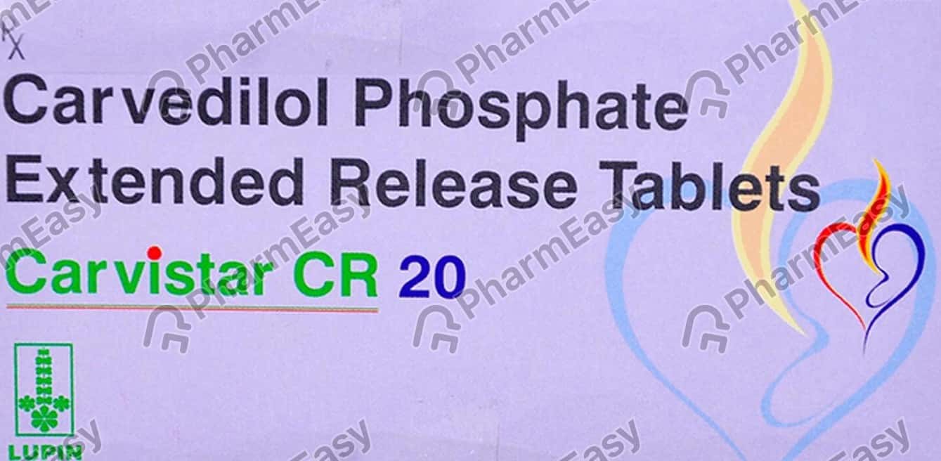 Carvistar Cr 20 MG Tablet (10): Uses, Side Effects, Price & Dosage | PharmEasy
