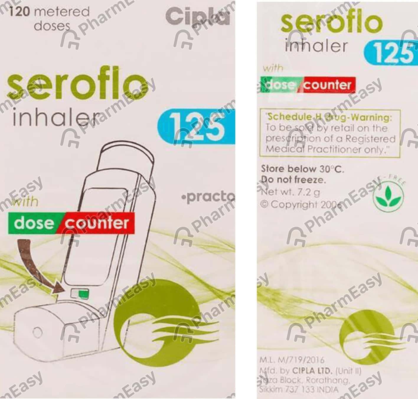 Buy Seroflo 125 Ecopack Bottle Of 200md Inhaler Online at Flat 15% OFF ...