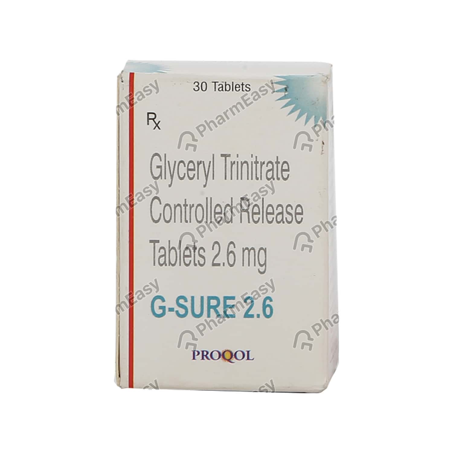 G Sure 2.6 MG Tablet (30): Uses, Side Effects, Price & Dosage | PharmEasy